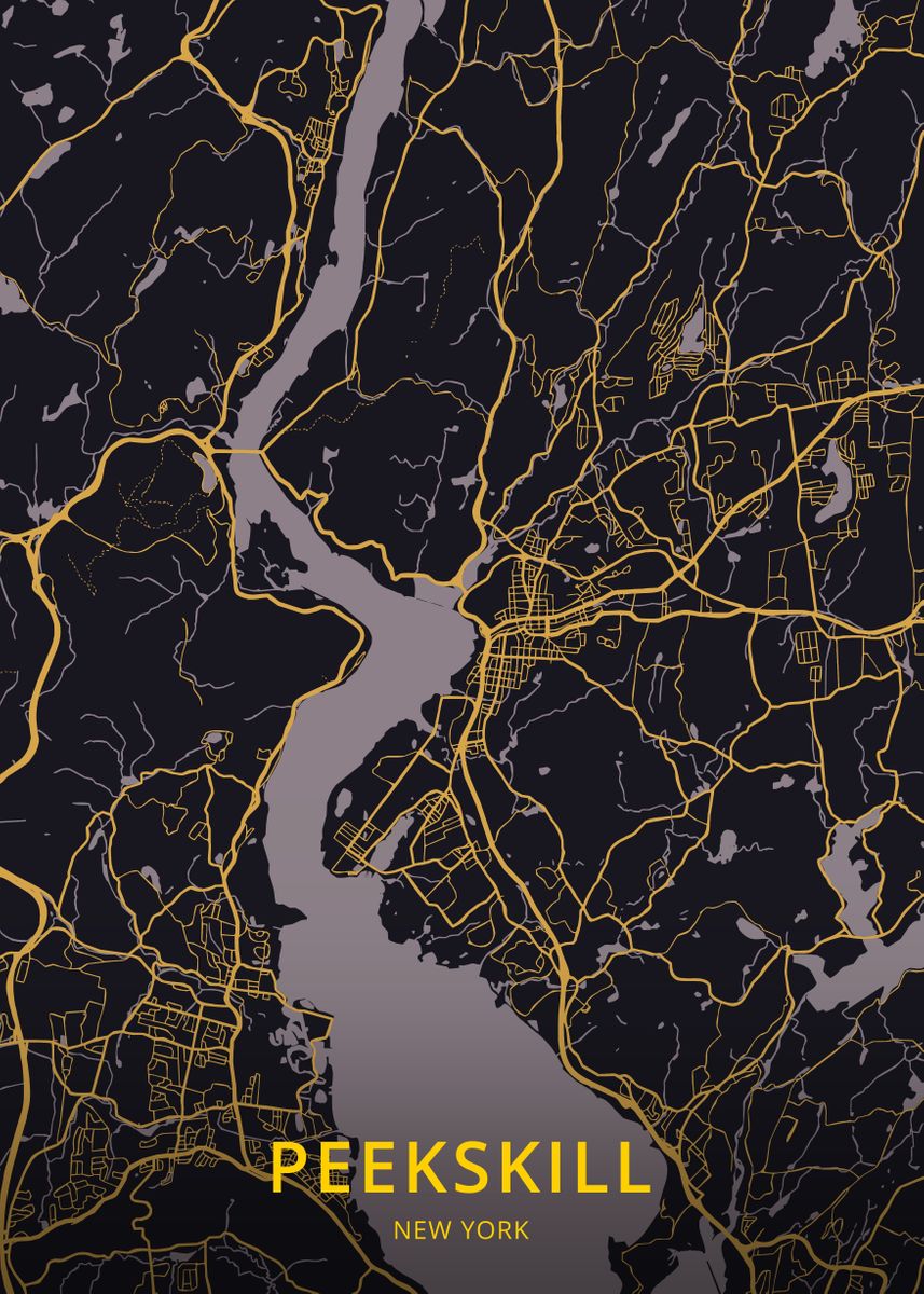 'PEEKSKILL' Poster, picture, metal print, paint by CRAFTSSSTUDIO | Displate