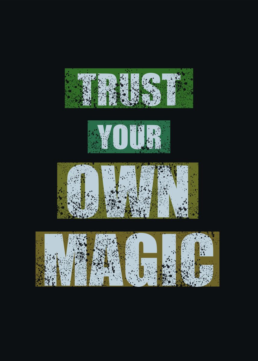 'trust magic' Poster, picture, metal print, paint by Ratna Mutia Dewi ...