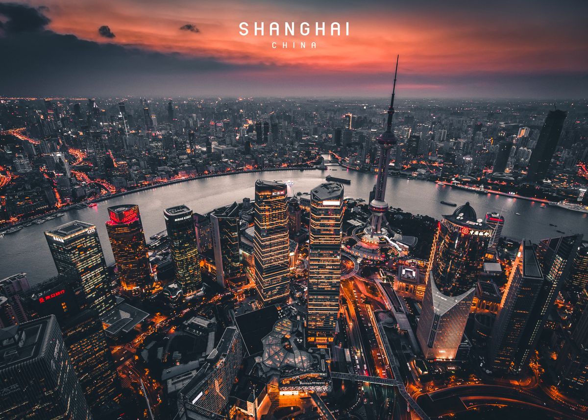 'Shanghai ' Poster by Big City | Displate