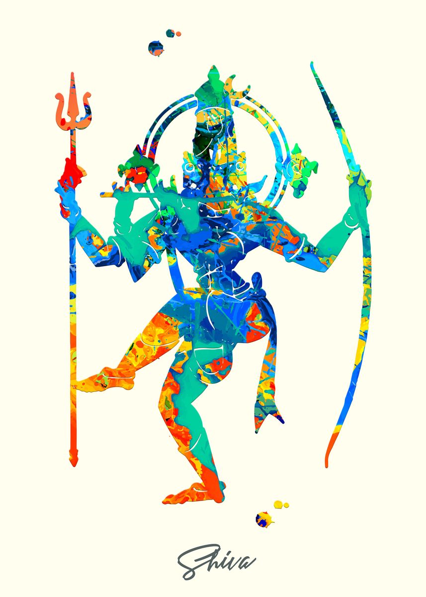 'Shiva' Poster by Vincent Vorce | Displate