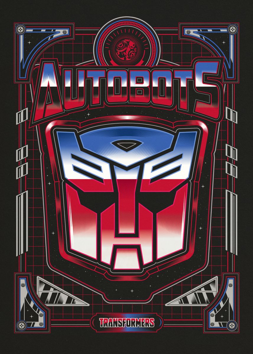 'Autobots Iconic Badge' Poster, picture, metal print, paint by ...