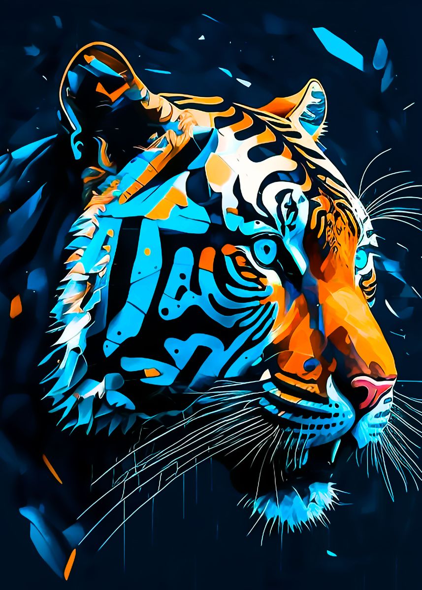 'Tiger' Poster by minh doan | Displate