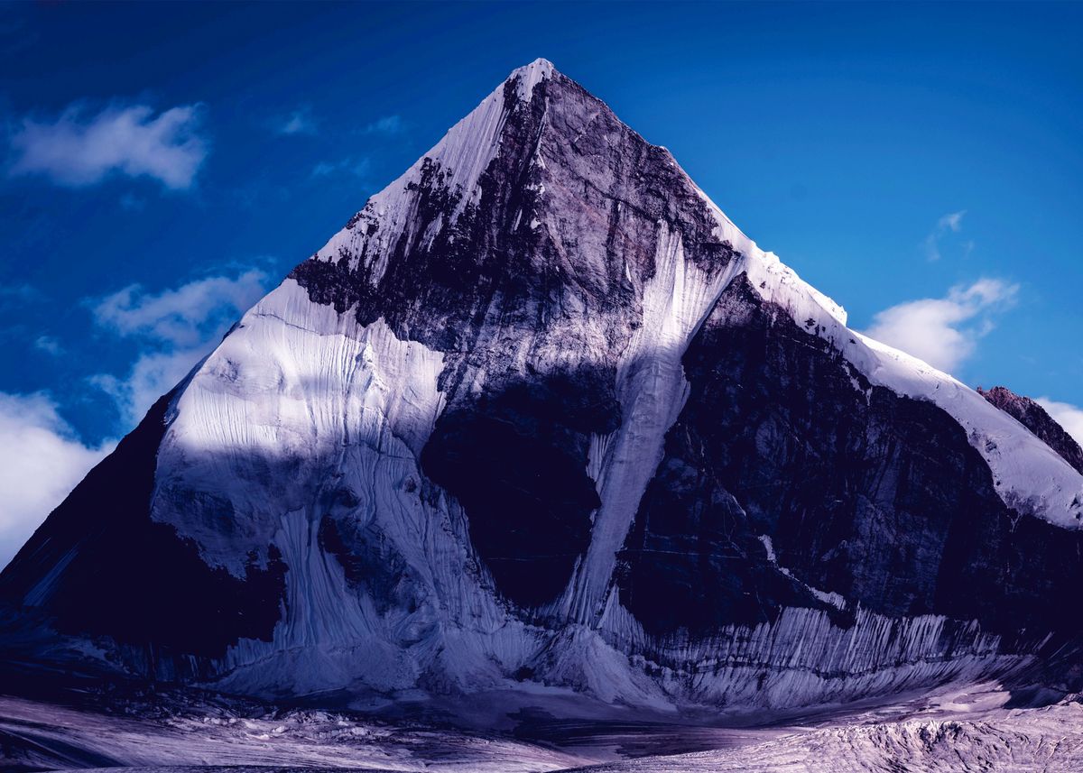 'SNOW MOUNTAIN ' Poster by LuckStory | Displate