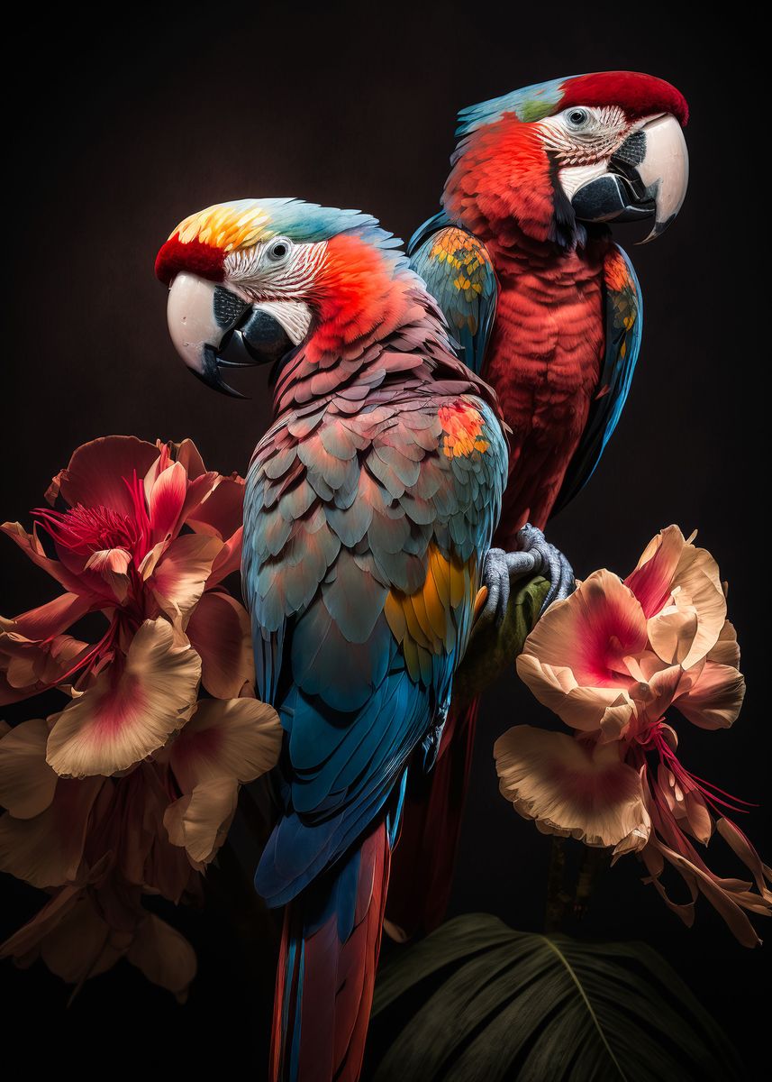 'Animals' Poster, picture, metal print, paint by isy Daisy31 | Displate