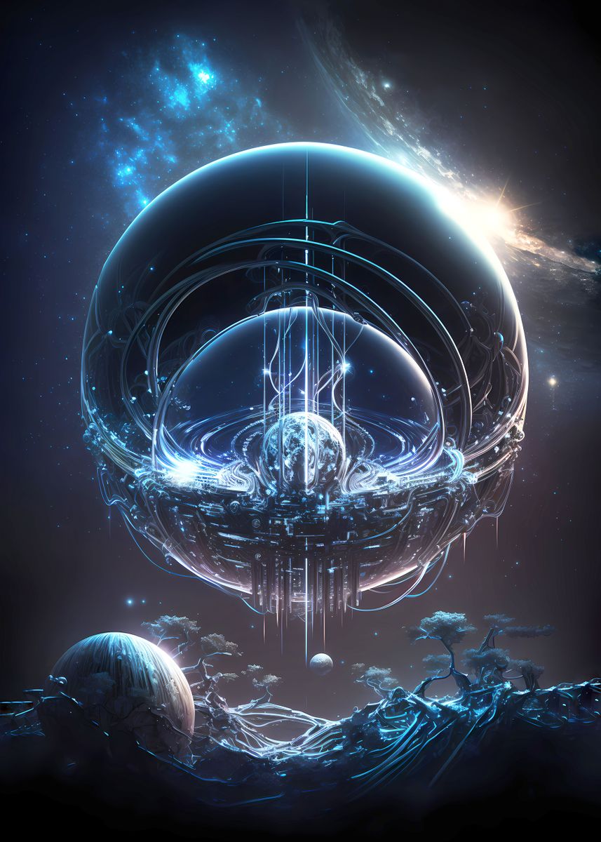 'Multidimensional Odyssey' Poster, picture, metal print, paint by Luong ...