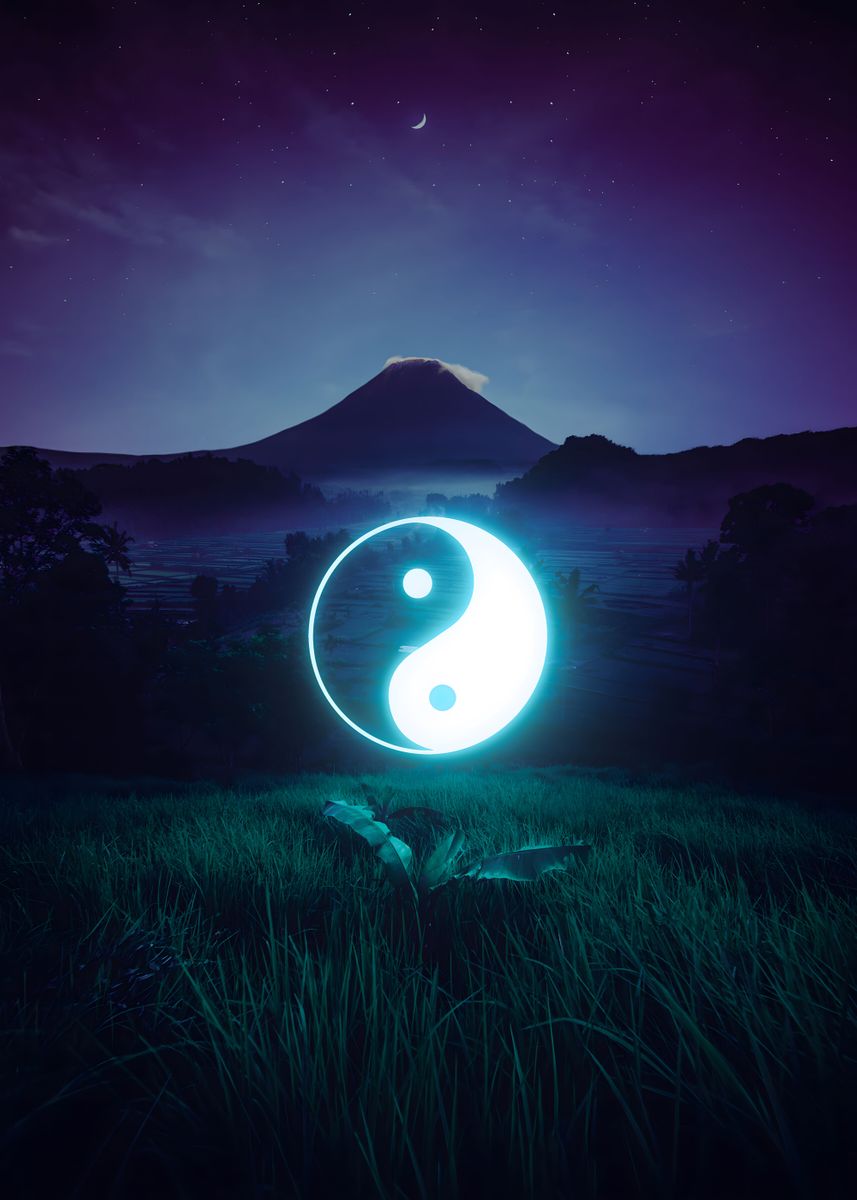 'Japan Yin and Yang ' Poster, picture, metal print, paint by Alex ...