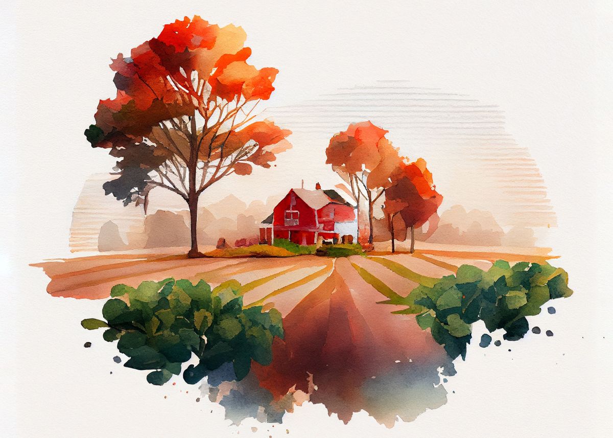 'farmer paint' Poster by Travel Travel | Displate