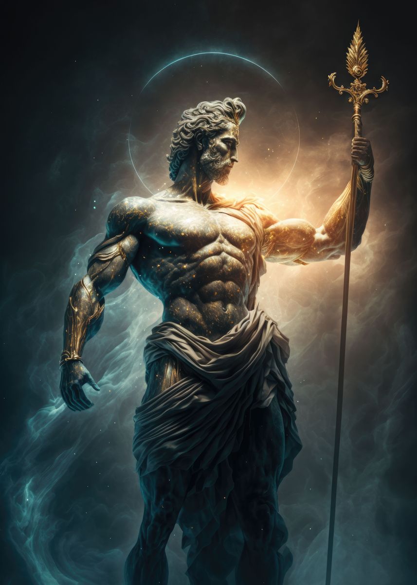 'Arcane Guardian' Poster, picture, metal print, paint by FL ART | Displate