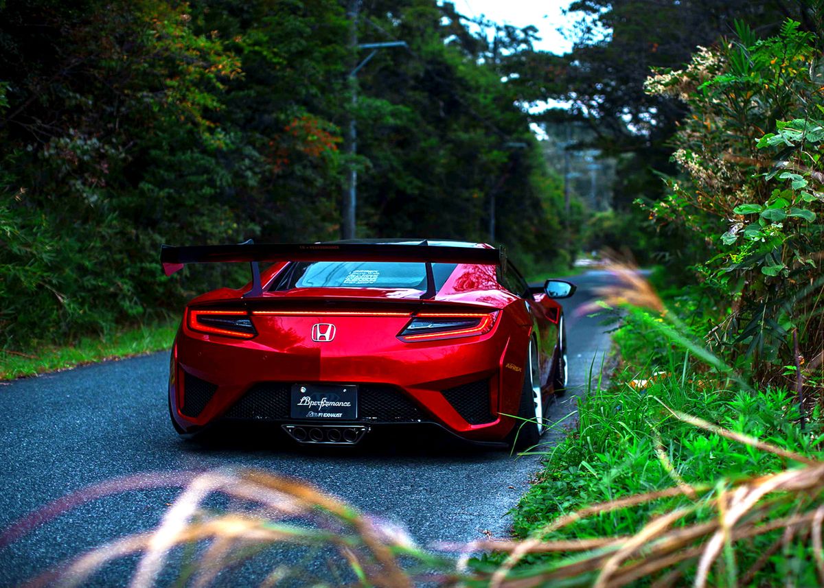 'Honda NSX' Poster by Marcel Lee | Displate