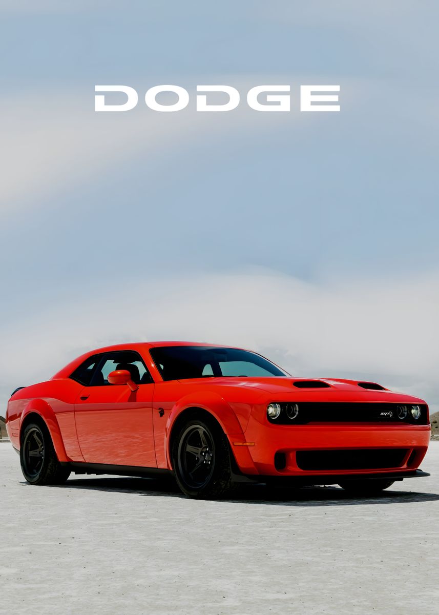 'Dodge ' Poster, picture, metal print, paint by Recca | Displate