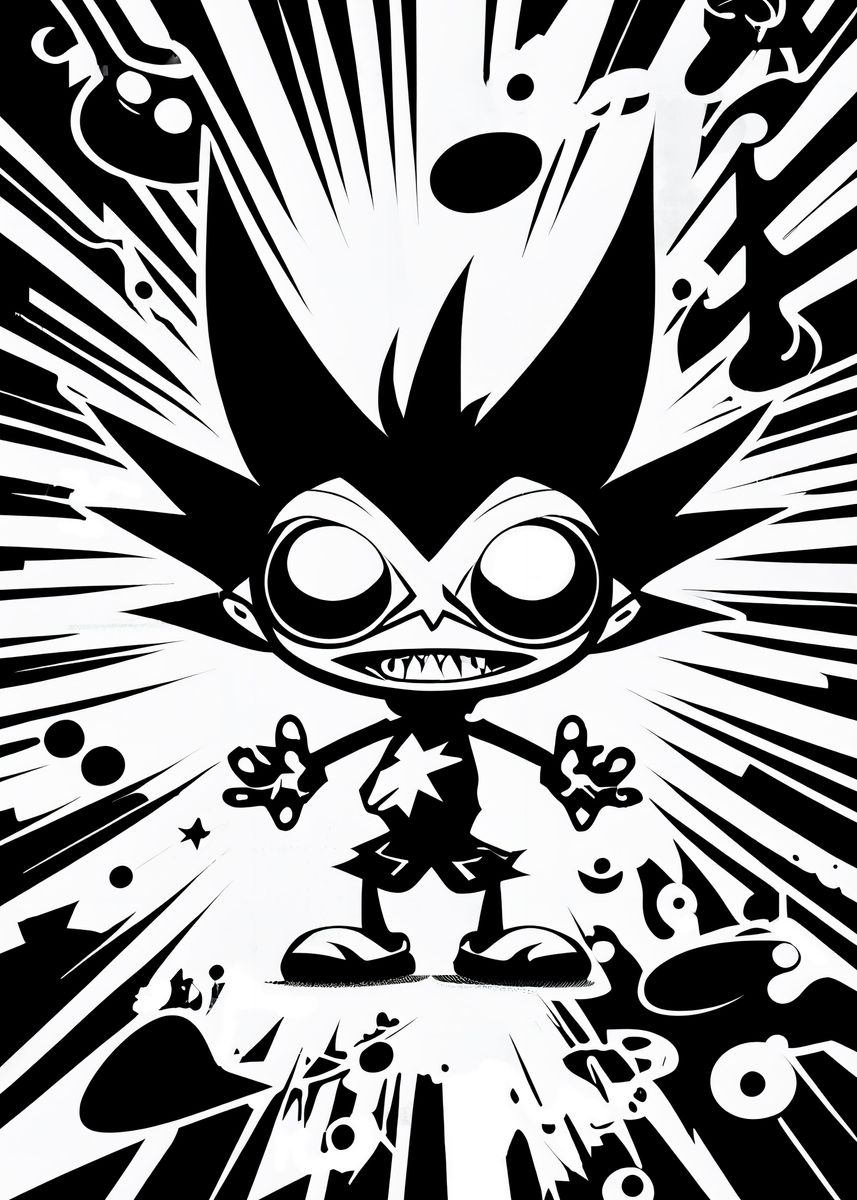 'Vector Gremlin' Poster, picture, metal print, paint by Bofferding ...