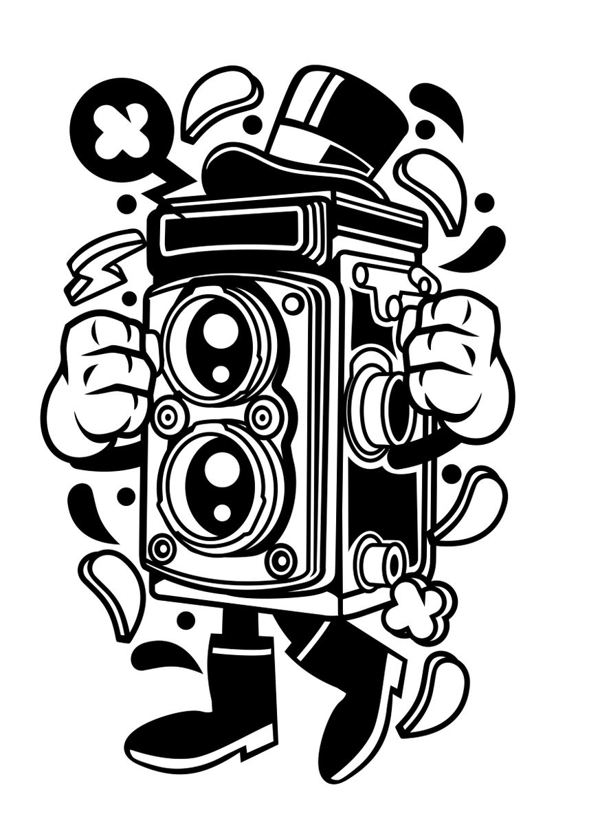 'Cartoon Illustration 321' Poster, picture, metal print, paint by Aloke ...