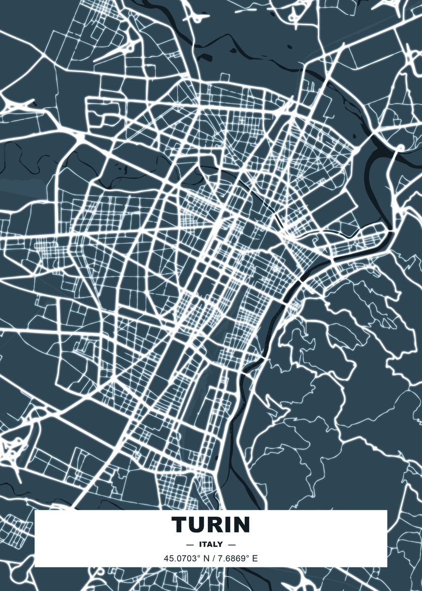 'Turin' Poster by Bo Kev | Displate