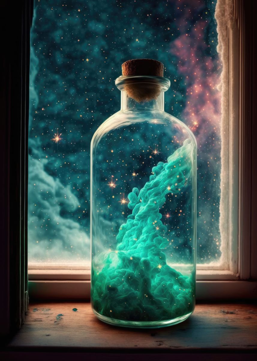 'Window to the Stars' Poster, picture, metal print, paint by FL ART ...