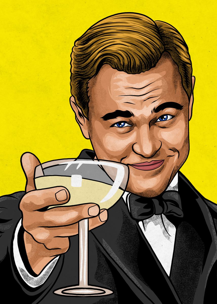 'Leo Cheers Memes' Poster, picture, metal print, paint by Berkah Jaya ...