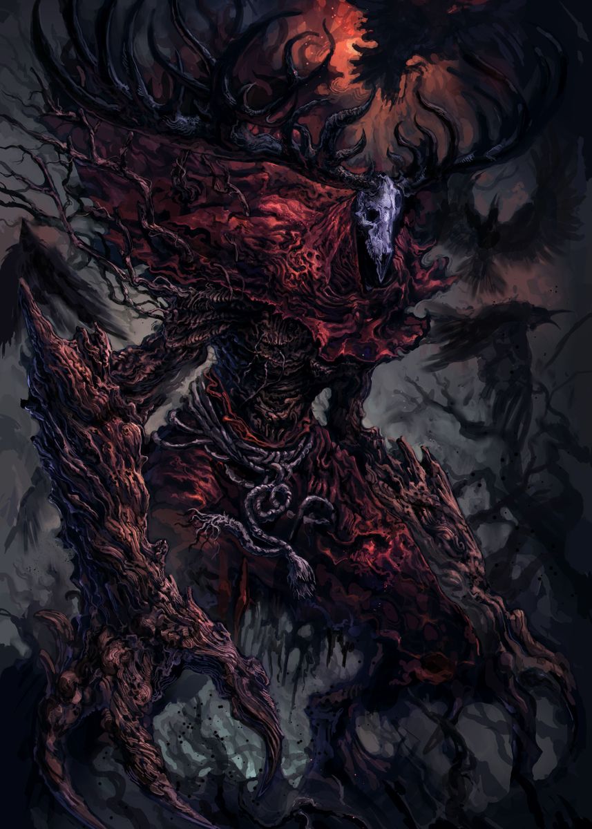 'Leshen' Poster, picture, metal print, paint by Marcelo Orsi Blanco ...