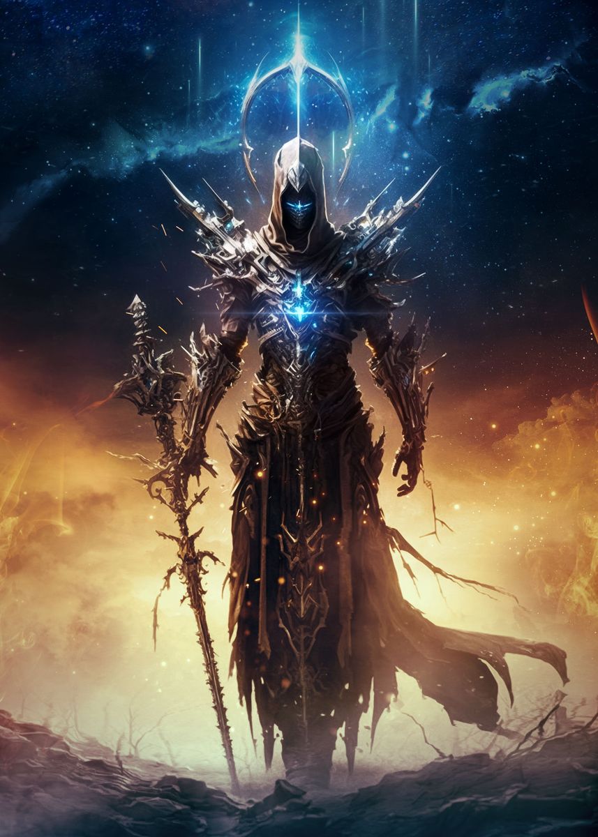 'HADES' Poster, picture, metal print, paint by Ricsi Makkai | Displate