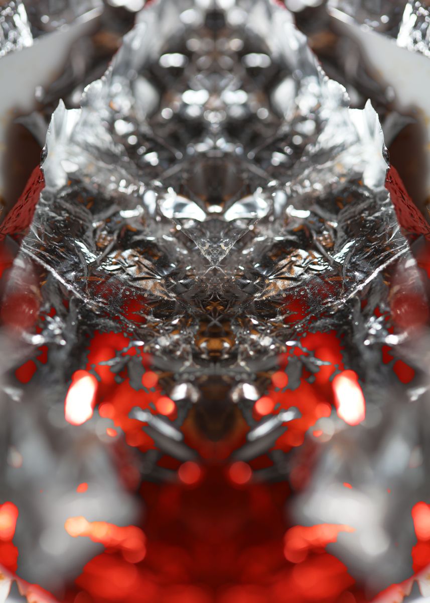 'Colorful aluminum foliage' Poster, picture, metal print, paint by ...