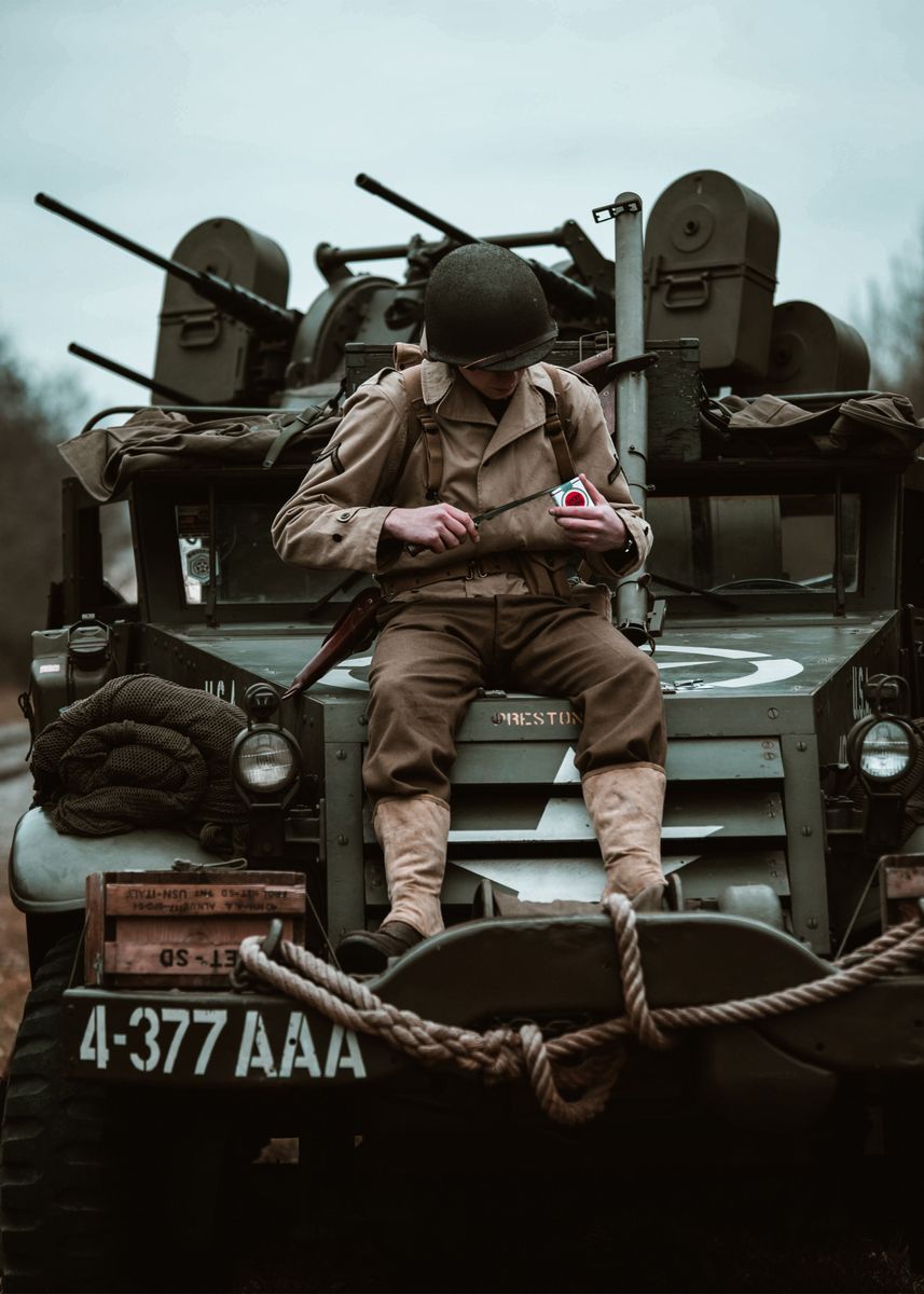 'US Soldier' Poster, picture, metal print, paint by cookaynne | Displate