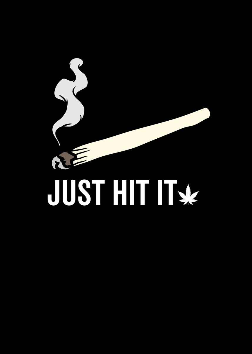 'Just Hit It' Poster, picture, metal print, paint by Francois Ringuette ...