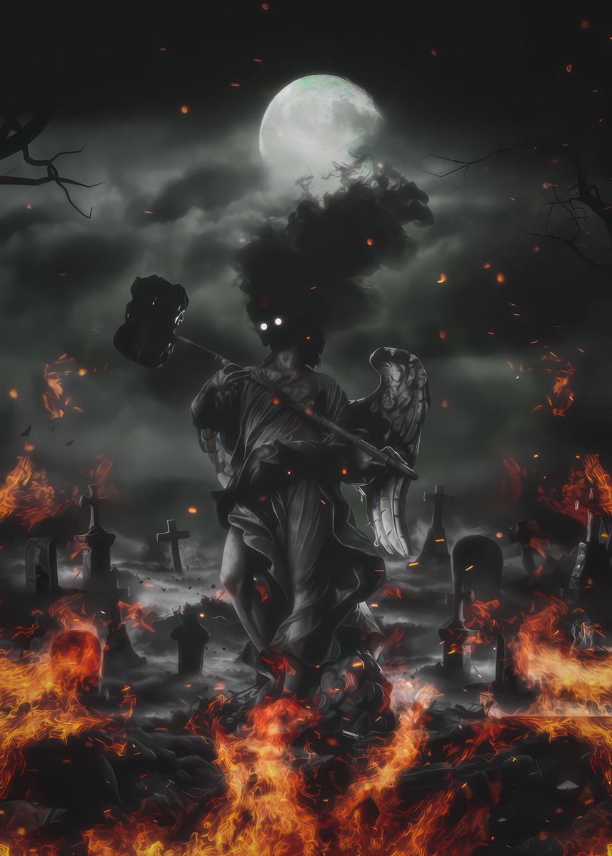 'Corrupted Angel' Poster, picture, metal print, paint by AndrejZT ...