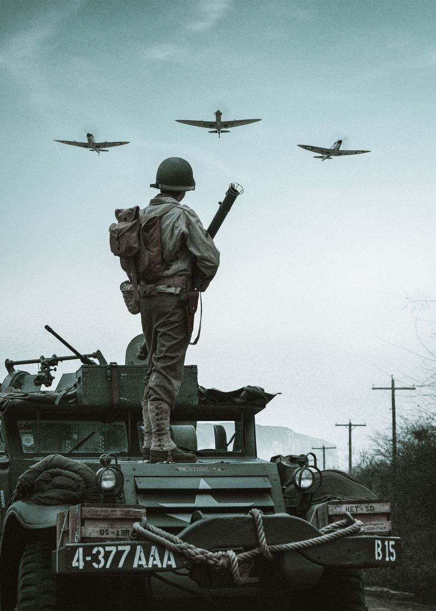 'ww2 soldier' Poster, picture, metal print, paint by cookaynne | Displate