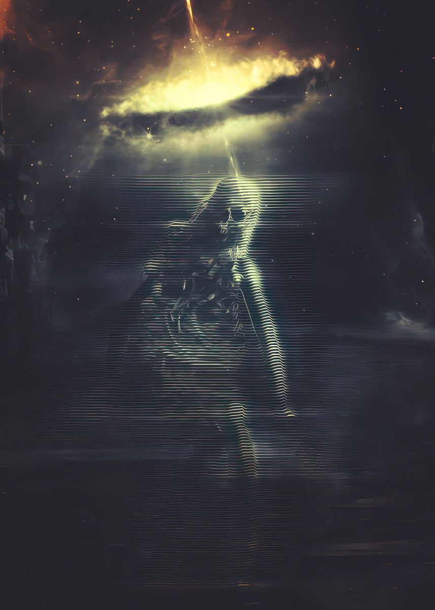 'Pulsar' Poster, picture, metal print, paint by AndrejZT | Displate