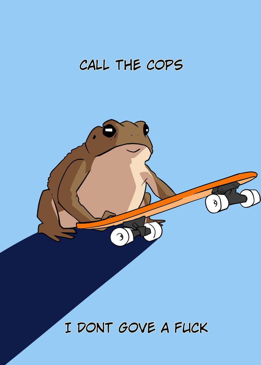 'rebel toad' Poster, picture, metal print, paint by hafis ardiansyah ...