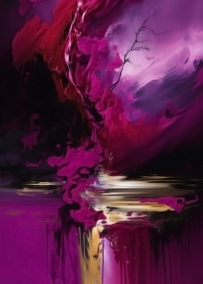 'Ambiguous Composition' Poster, picture, metal print, paint by Powerful ...