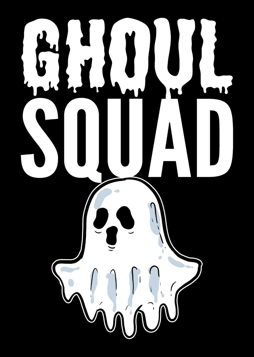 'Ghoul Squad Partygoer Gif' Poster, picture, metal print, paint by ...