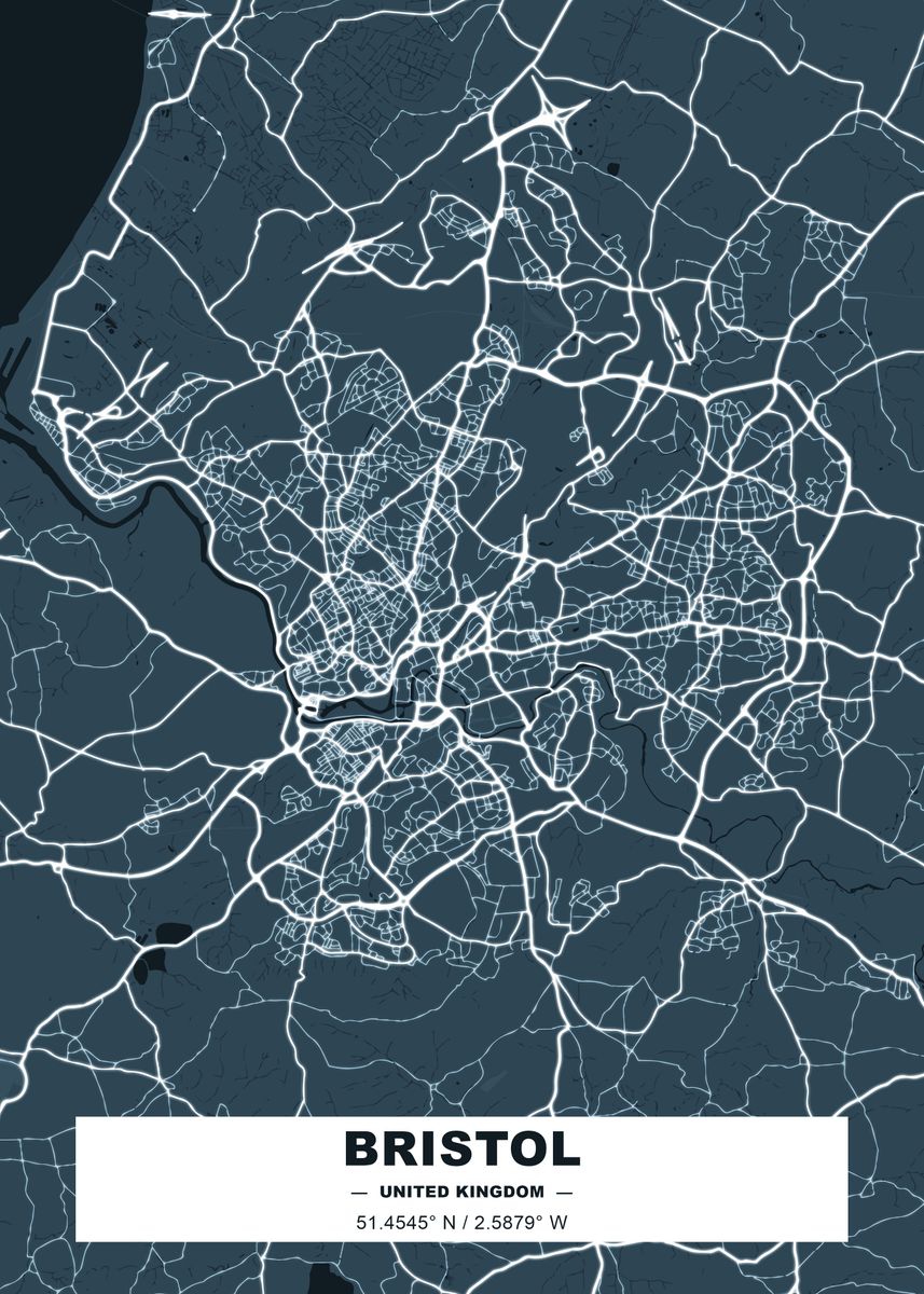 'Bristol' Poster, picture, metal print, paint by Bo Kev | Displate