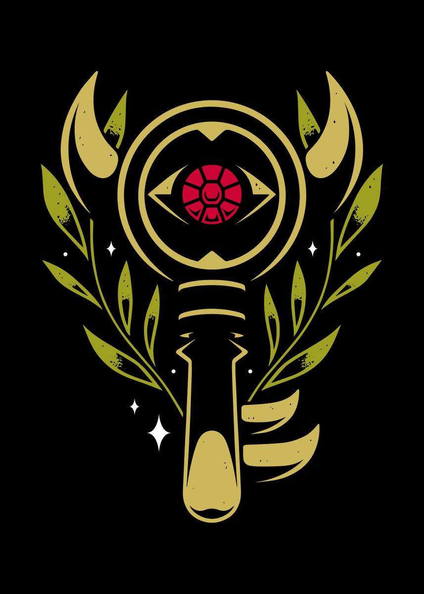 'Big Key' Poster, picture, metal print, paint by Alundrart | Displate