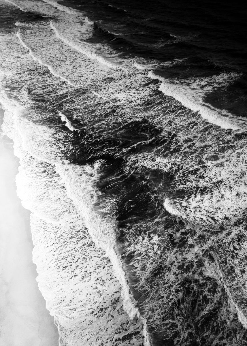 'Ocean Waves W5' Poster, picture, metal print, paint by Shamoon Ibrahim ...