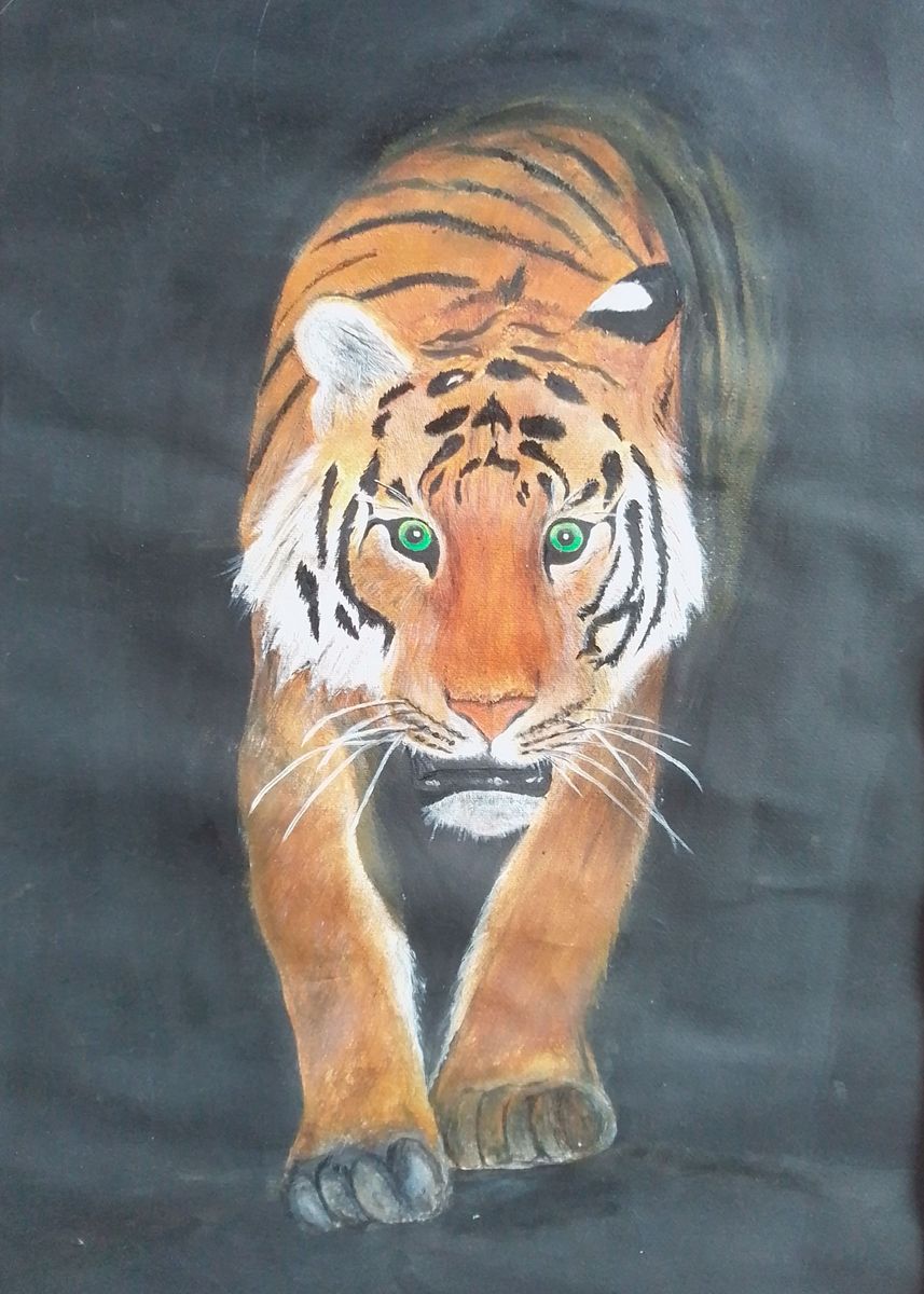 'Tyger Tyger' Poster, picture, metal print, paint by Astara | Displate