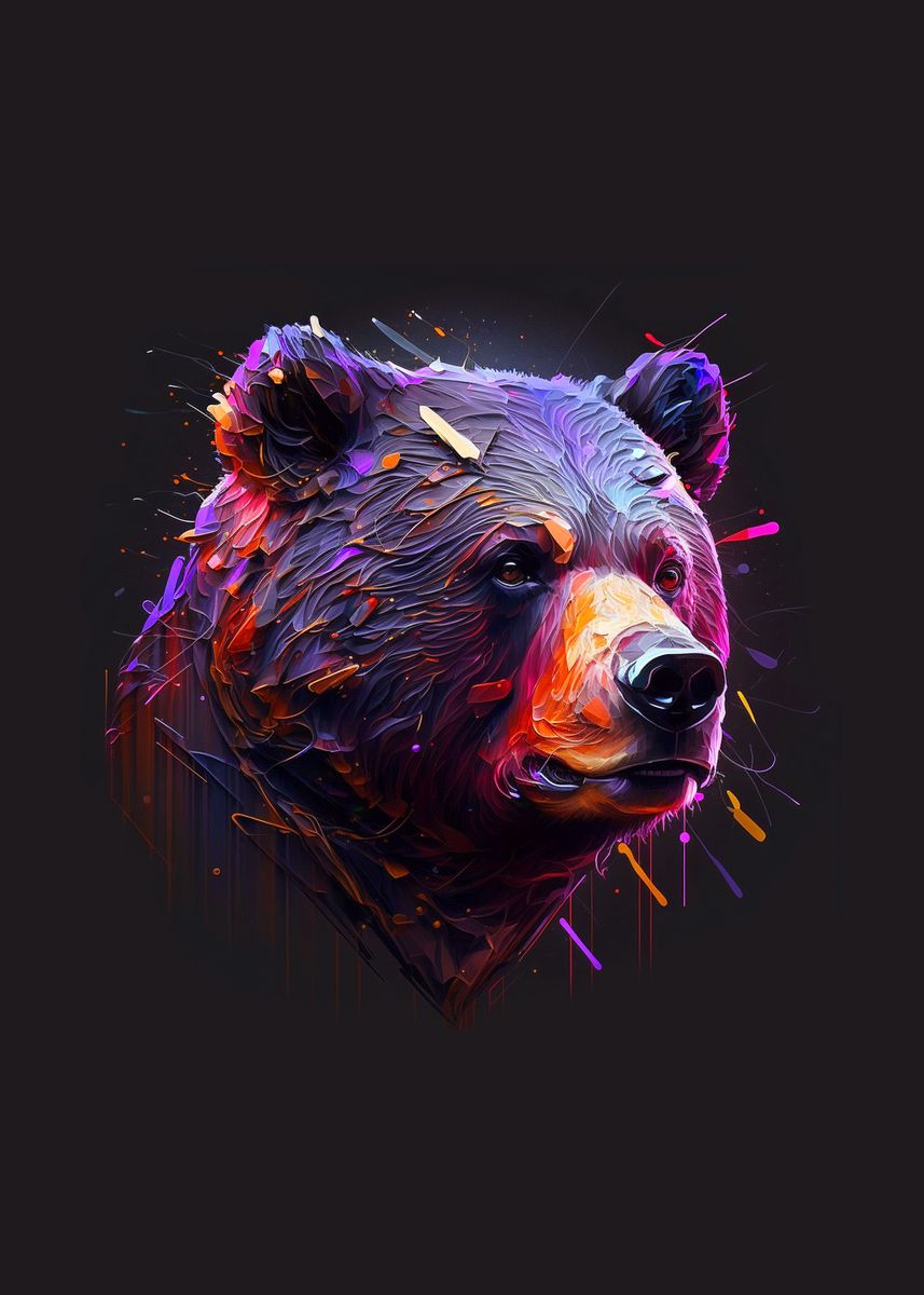 'Bear' Poster by ArtKin | Displate