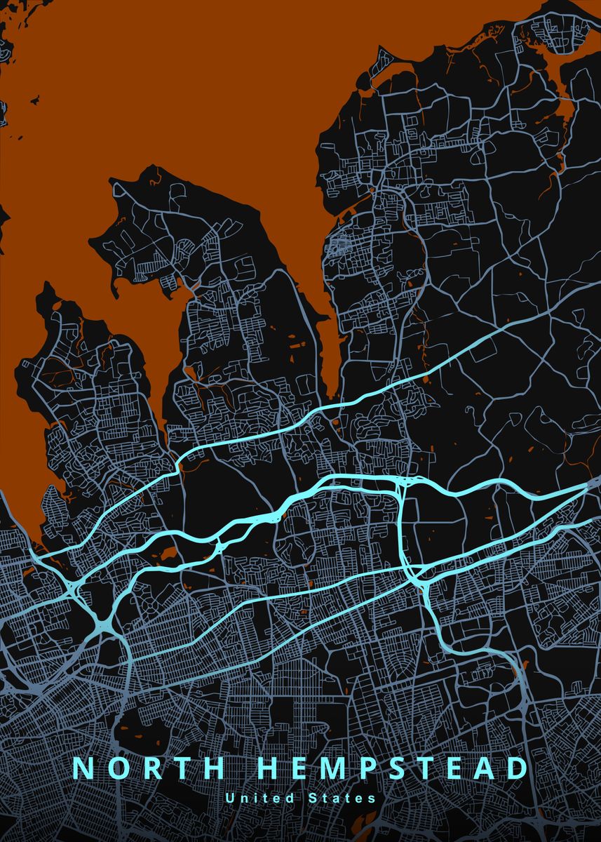 'North Hempstead' Poster by Deeo | Displate