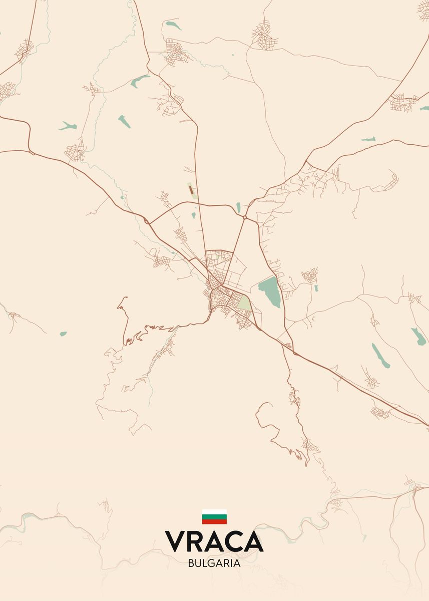 'Vraca BG' Poster, picture, metal print, paint by IMR Designs | Displate