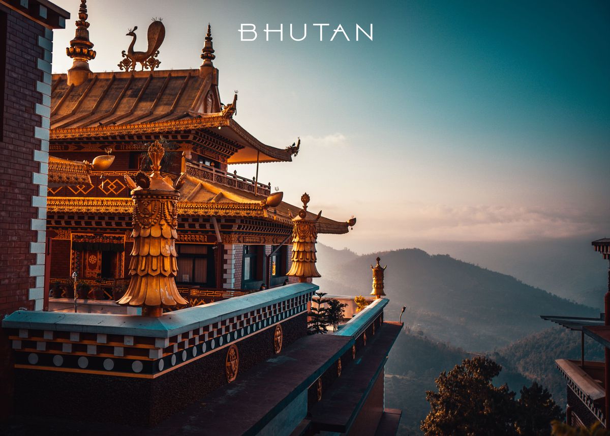 'Bhutan ' Poster by Famous City | Displate