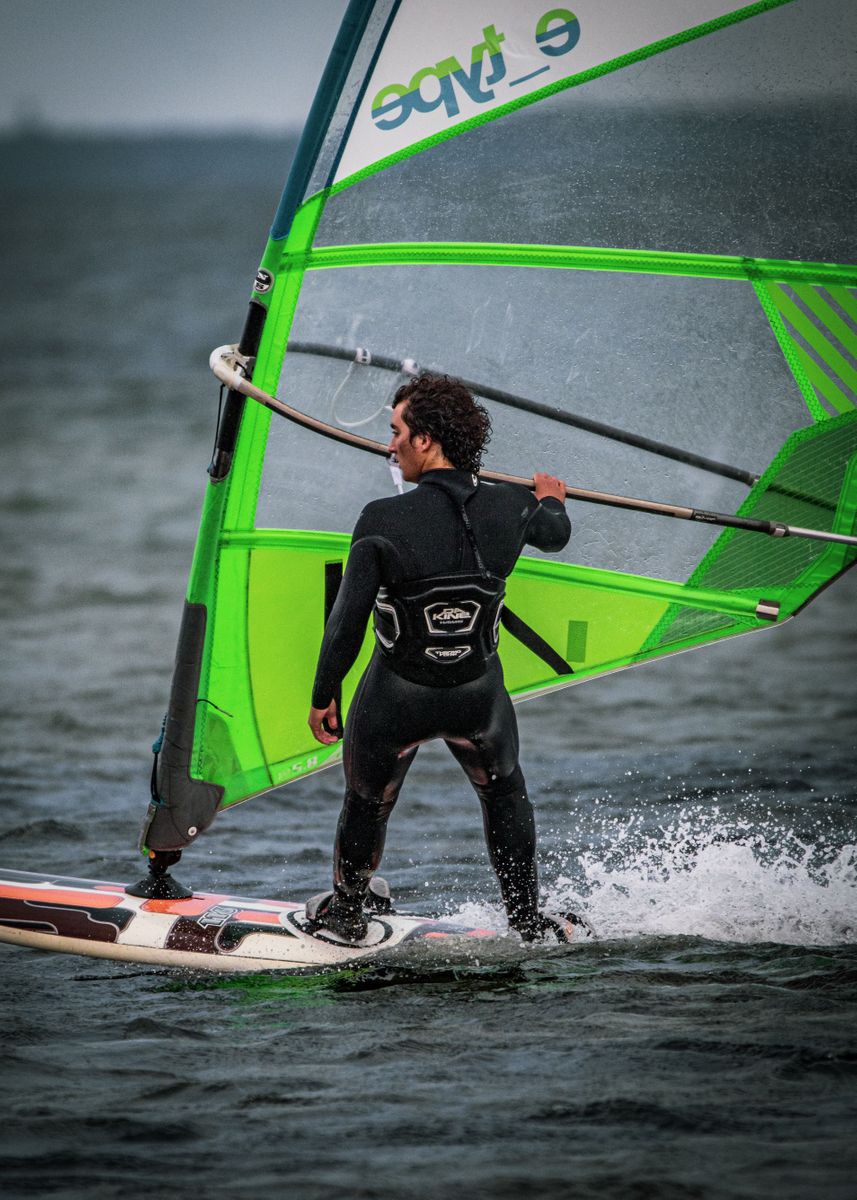 'Green sails' Poster, picture, metal print, paint by Stephen Bredenkamp ...