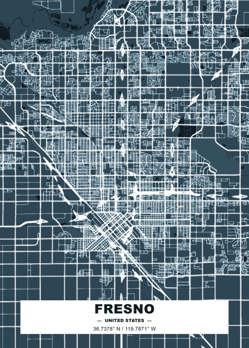 'Fresno' Poster by Bo Kev | Displate