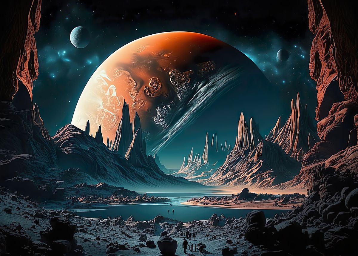 'Nature of Universe' Poster by PrintYourDigitals | Displate