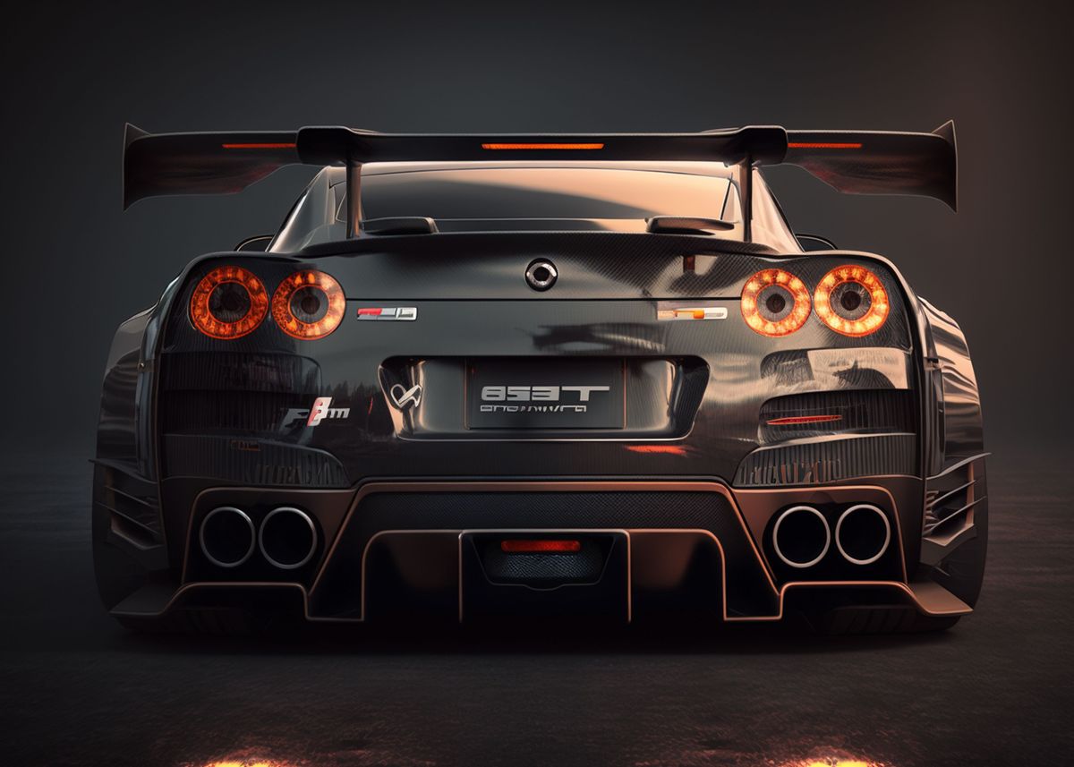 'Nissan GTR 35' Poster by Zukato | Displate