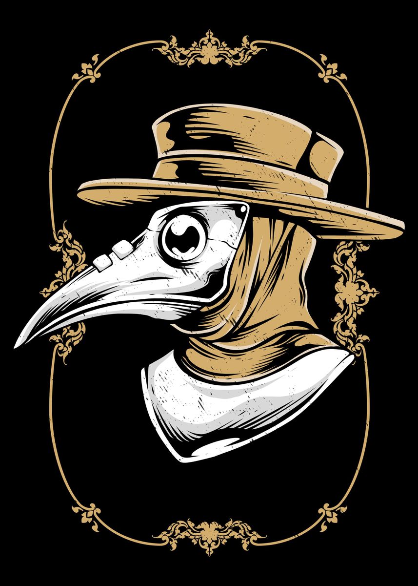 'Occult Medieval Plague' Poster, picture, metal print, paint by ...