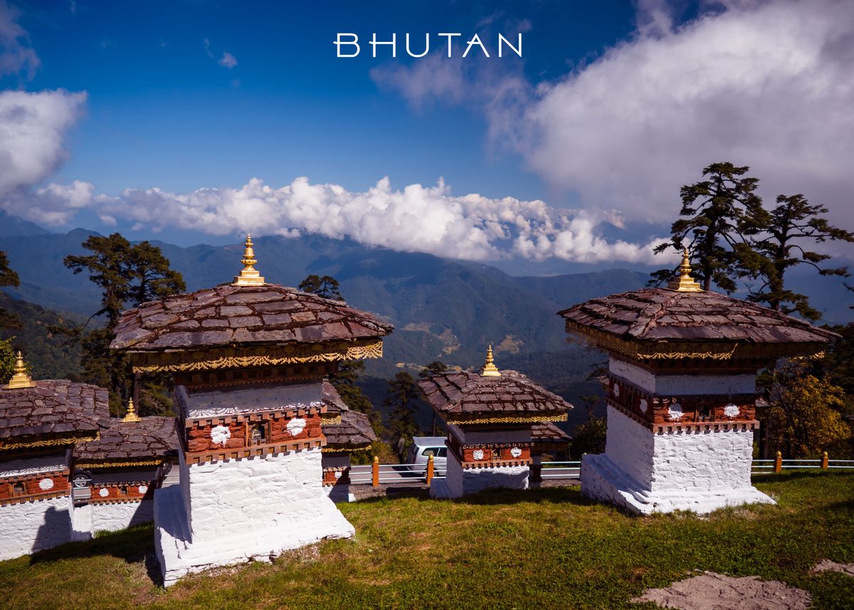 'Bhutan ' Poster by Famous City | Displate