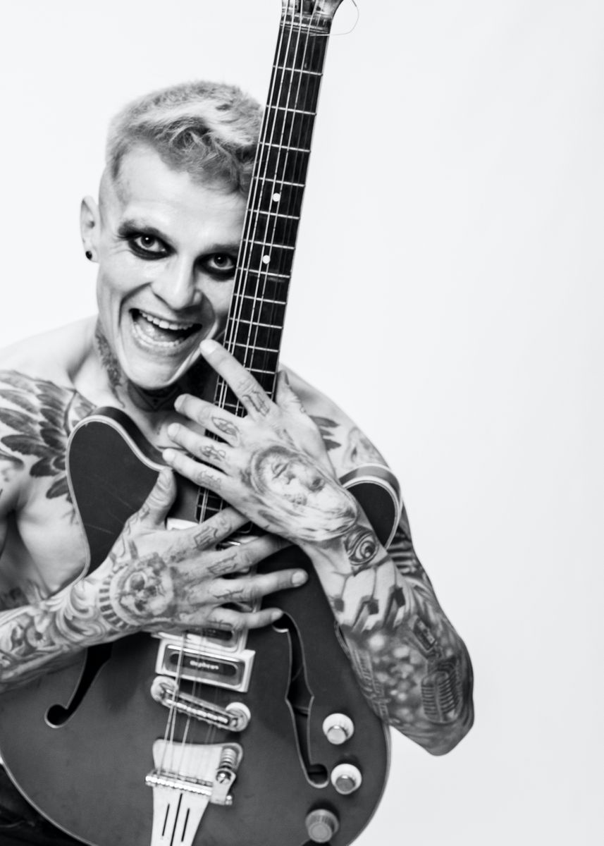 'Portrait of a Punk Rocker' Poster, picture, metal print, paint by Sam ...