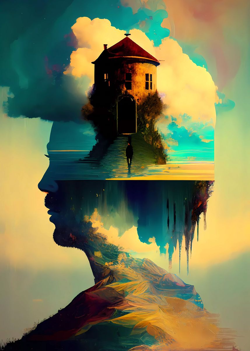 'Surrealist Painting' Poster, picture, metal print, paint by Grantas ...