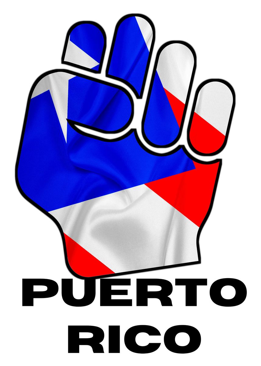 'Puerto Rico people power' Poster, picture, metal print, paint by J ...