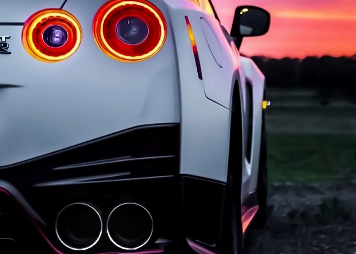 'Nissan GTR r35 Nismo icon' Poster by LCW17 | Displate