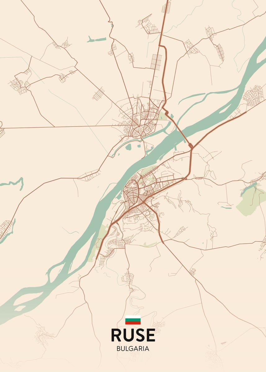 'Ruse BG' Poster, picture, metal print, paint by IMR Designs | Displate