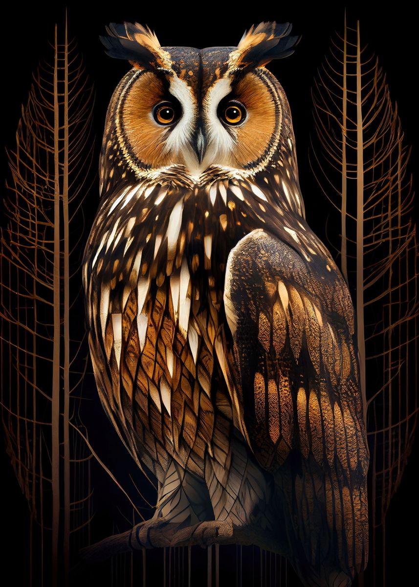 'Wild Protector' Poster, picture, metal print, paint by Thee Owl Queen ...